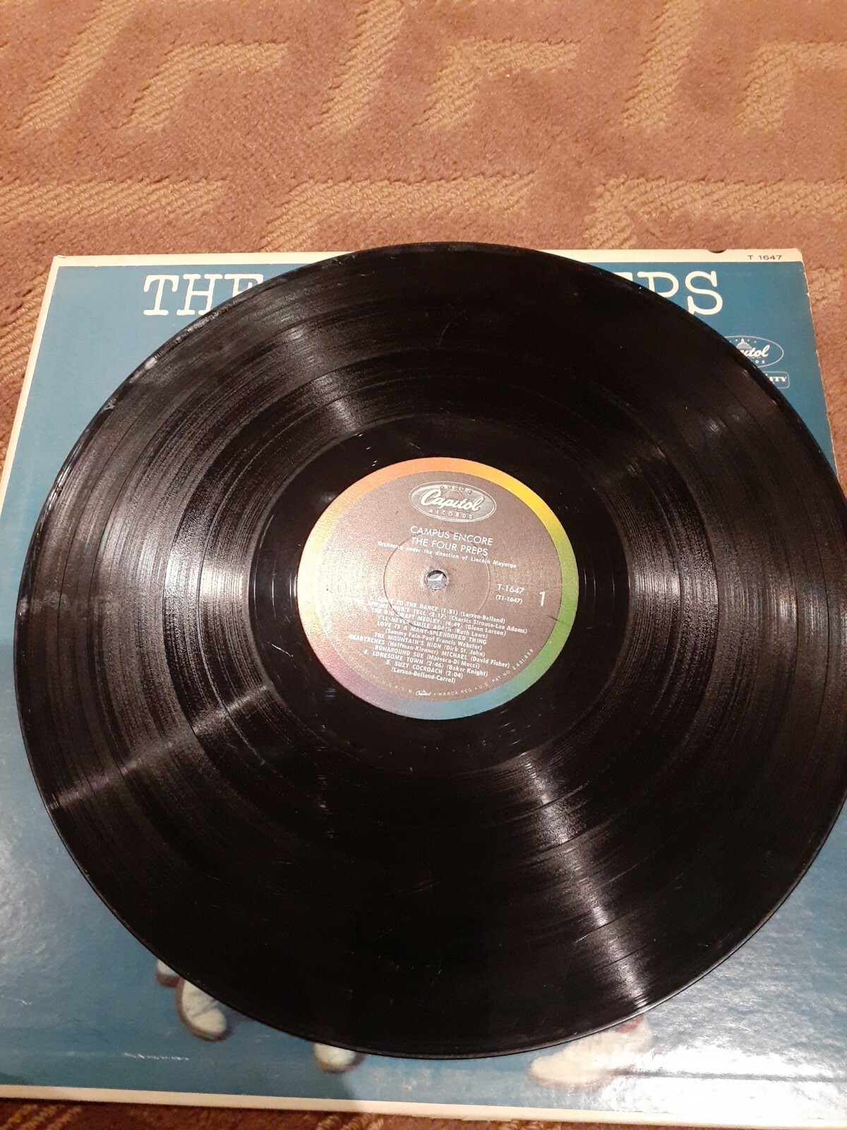 The Four Preps Campus Encore Capitol Lp 33 Rpm Vinyl Record (T 1647) | eBay