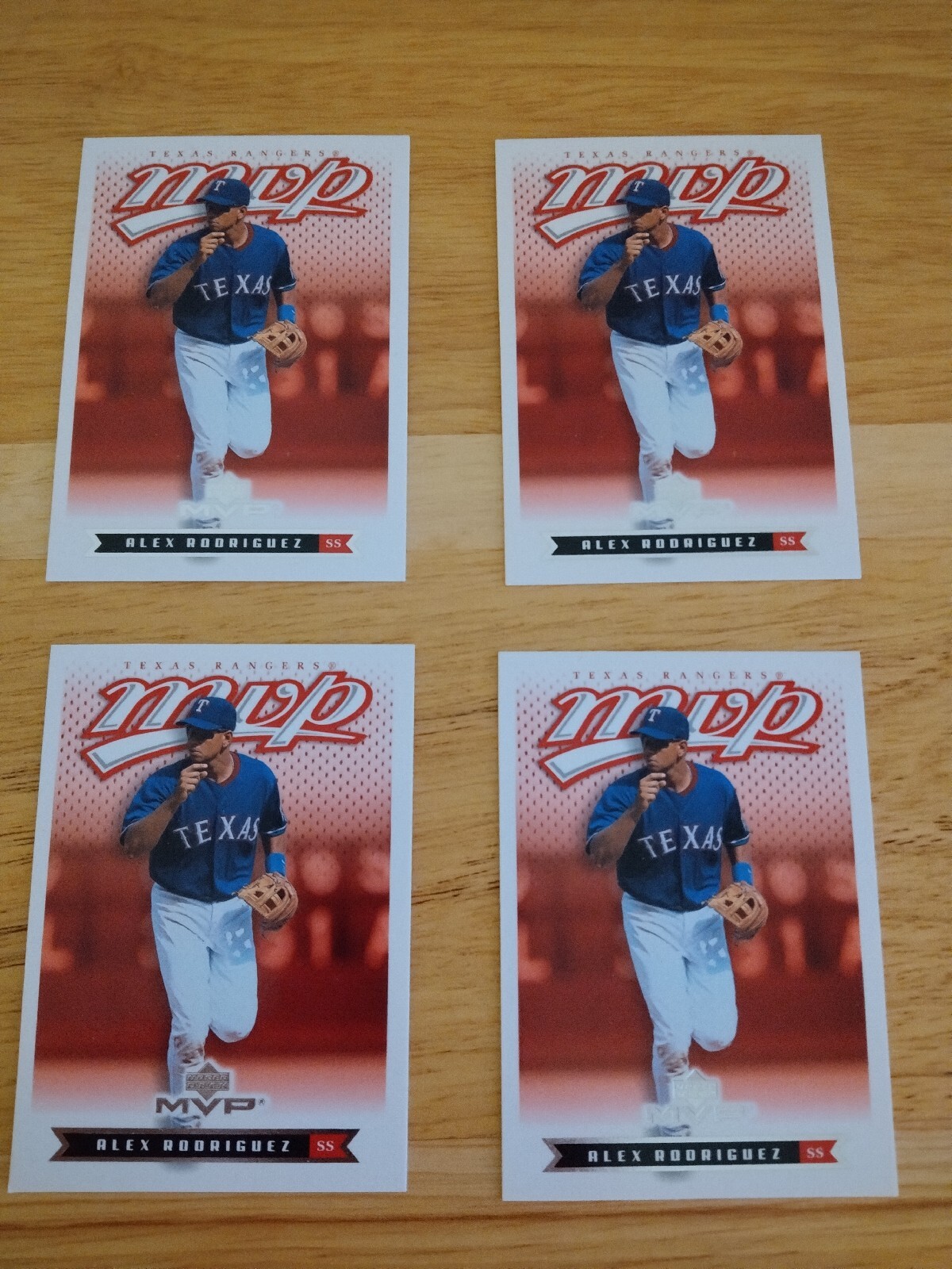 4 2003 Upper Deck MVP Alex Rodriguez Cards #206 Texas Rangers | eBay