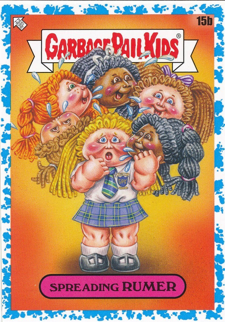 15B SPREADING RUMER 2020 GPK Late to School BLUE 71/99 | eBay