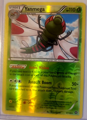 Yanmega Reverse Holo Pokemon TCG Card 7/114 | eBay