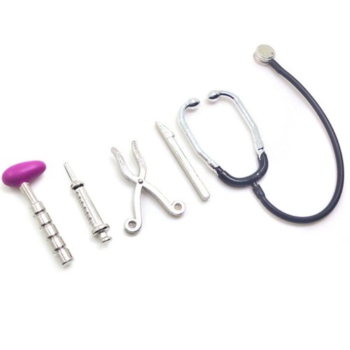 1/6 1/12 Scale Dollhouse Stethoscope Set Mini Work Drum Doll House ...