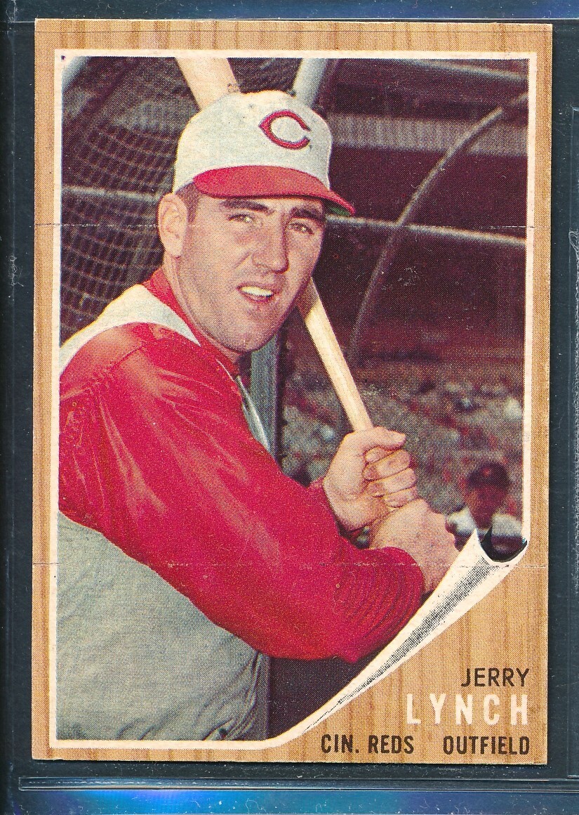 1962 Topps #487: JERRY LYNCH "Cincinnati Reds" ~ EX | eBay
