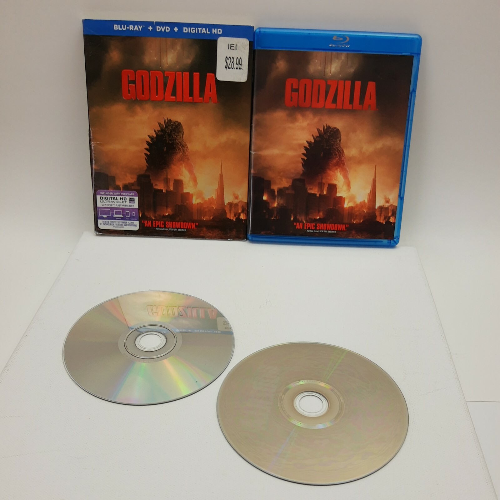 Godzilla (Blu-Ray + DVD 2014 2-Disc Set) with Slipcover 883929388493| eBay