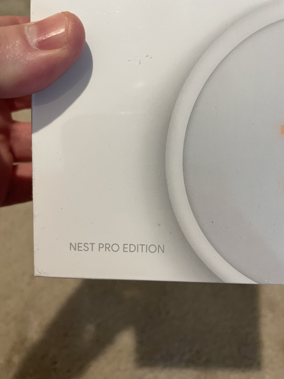 Nest Thermostat E T4001ES Programmable Thermostat Pro-edition White ...