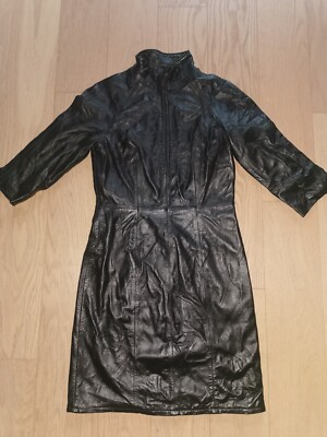 Lederkleid Zipped Shape Fx By Newport news Lederkleid Echtes Weiches ...