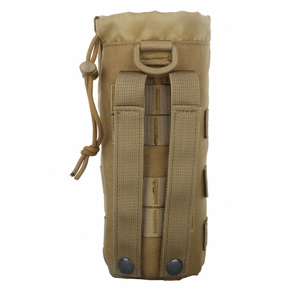 Tactical Molle Water Bottle Pouch Belt Bag Military Hiking Camping ...