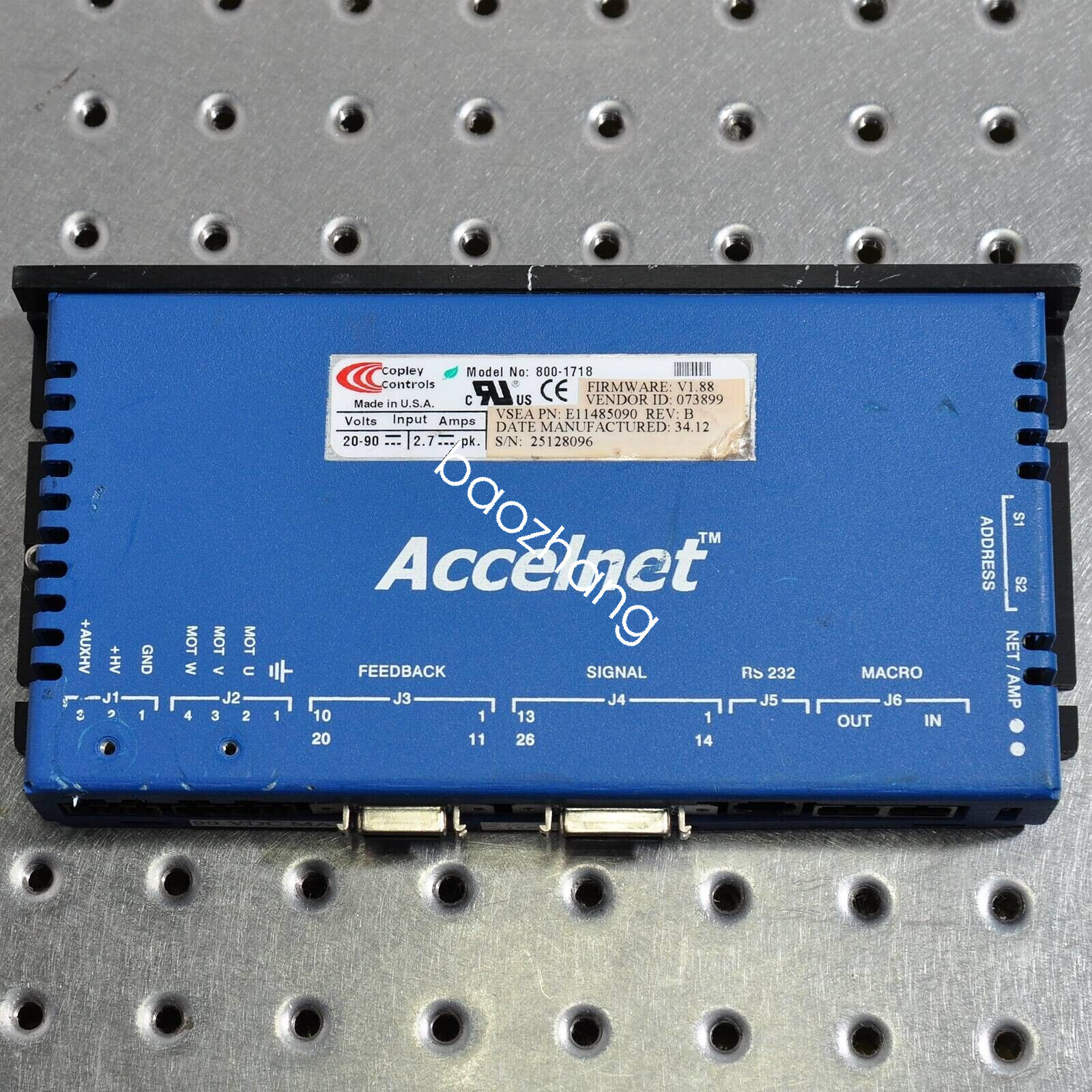 Copley Controls 800-1718 Accelnet Servo Amplifier, working | eBay