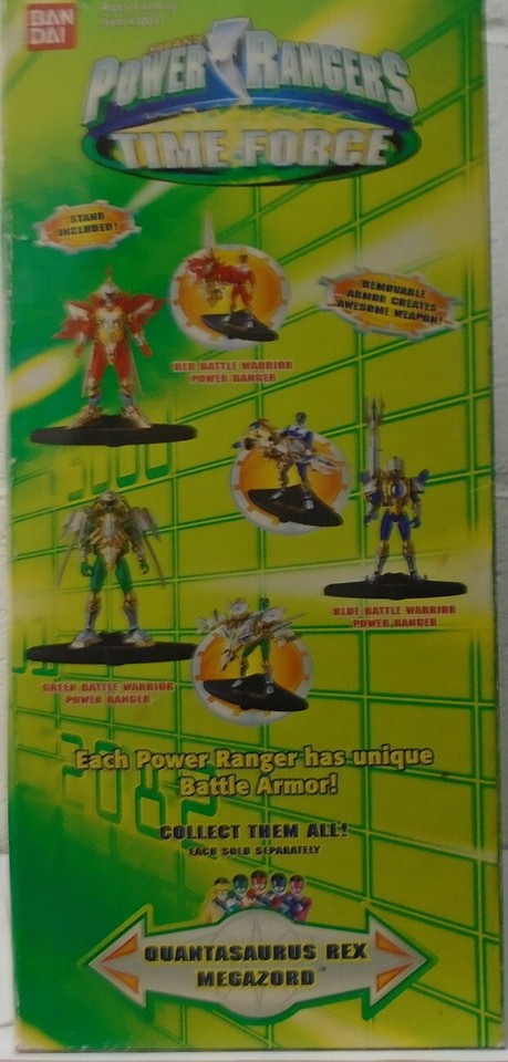 Power Rangers Time Force 10" Quantasaurus Rex Megazord Transforms 2 ...