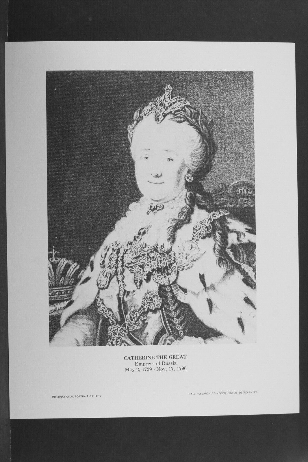 Catherine The Great - Print by International Portrait Gallery - Vintage ...