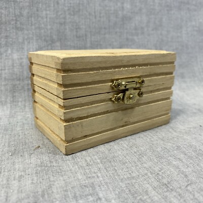 Small Unfinished Wooden Craft Boxes | eBay