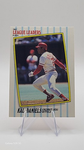 1987 Fleer Major League Leaders - Kal Daniels #13 | eBay
