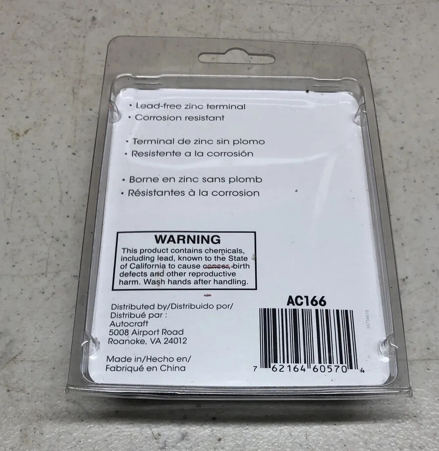 AutoCraft Top Post Battery Terminal Fleet Terminal AC166 762164605704| eBay