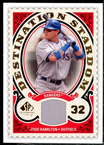 Josh Hamilton Card 2009 SP Legendary Cuts Destination Stardom ...