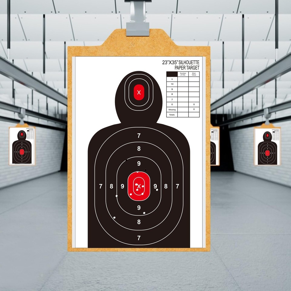 23x35 Inch Shooting Targets,Paper Silhouette Shooting Targets for ...