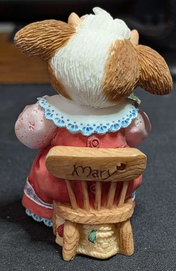 Enesco Mary's Moo Moos "Stitched With Love. From Moo Heart" John Deere ...