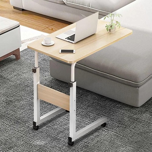 Mobile Over Bed Chair Table Desks Hospital Overbed Height Adjustable ...