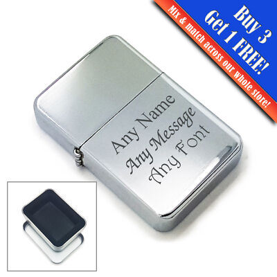 Personalised Engraved Lighter with any name, font or message | eBay UK