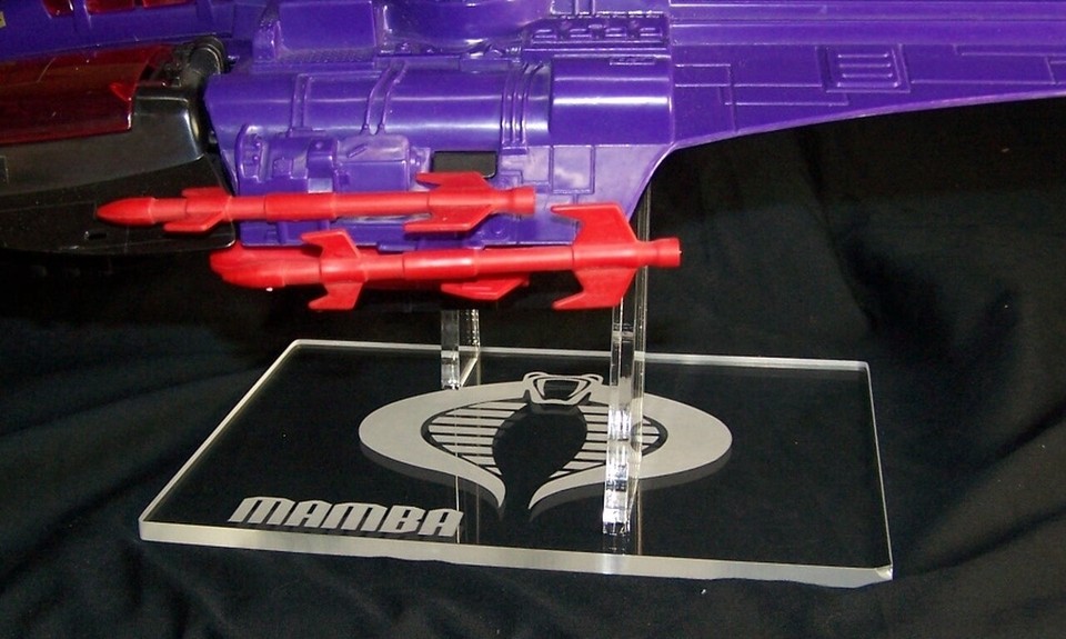 Acrylic display stand for vintage GI Joe Cobra Mamba | eBay