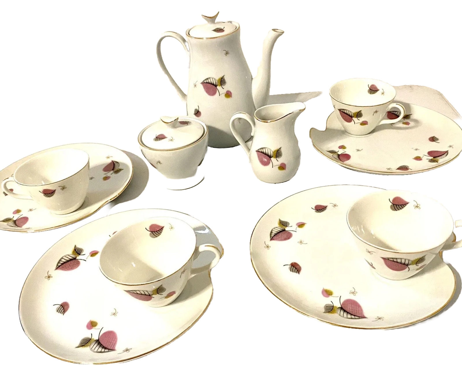 Yamaka Bone China Tea And Crumpet Set For Four Vintage Never Used Rare ...