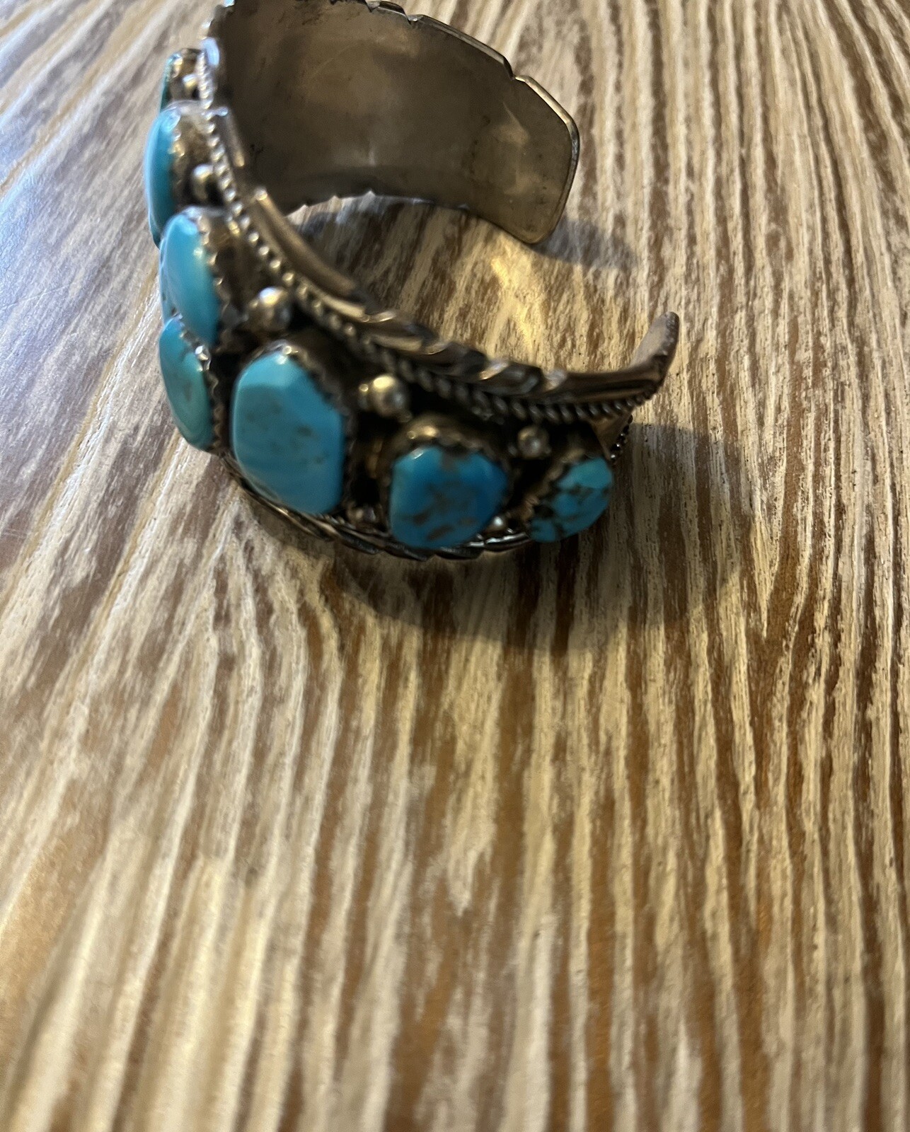 Vintage Native American Navajo Sterling Silver Turqu… - Gem