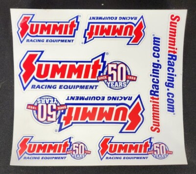 Summit Racing 50 Years Equipment Decals/Stickers - Racing / Toolbox | eBay