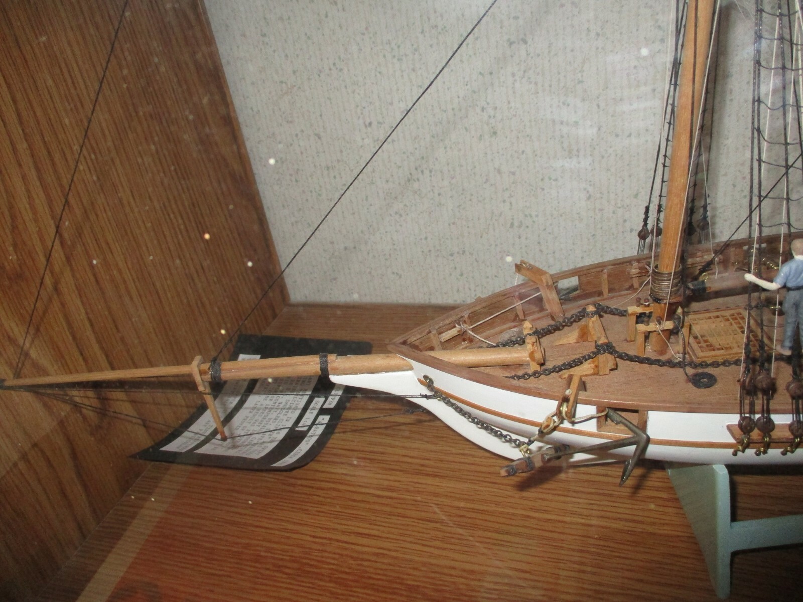 Albatross Built Wood Model Revenue Cutter 1:40 scale with cabinet, | eBay