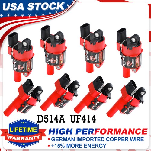 8Pcs Ignition Coil UF414 Fit 2008-17 GMC Savana 3500 Van V8 6.0L ...