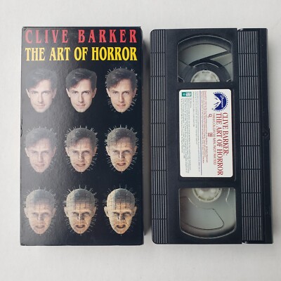 1992 Clive Barker The Art Of Horror Very Rare VHS Hellraiser Candyman ...