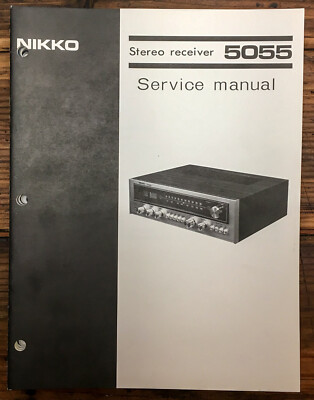 Nikko Model 5055 Receiver Service Manual *Original* | eBay