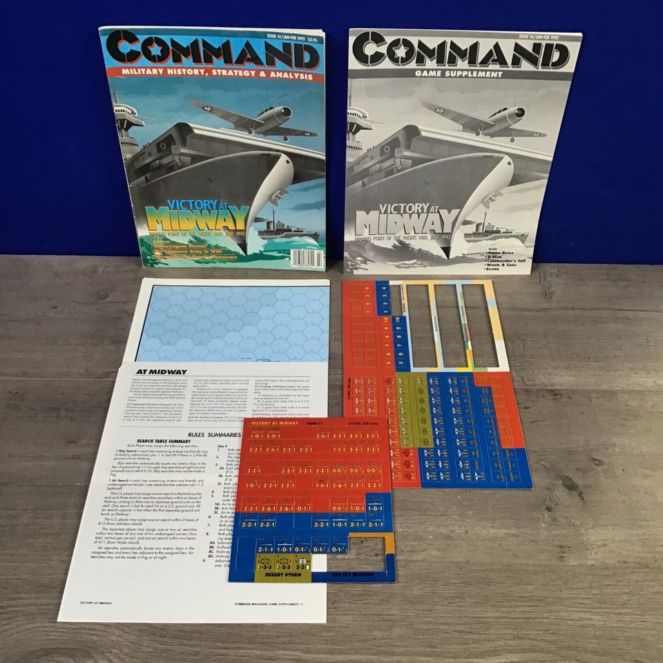COMMAND Magazine Lot Of 8 Unpunched 13 14 16 17 18 19 21 22 XTR WARGAME ...