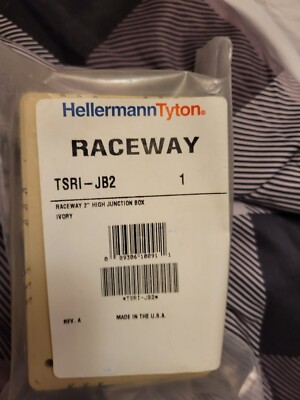 HellermannTyton TSRI-JB2 Single Gang Junction Box, 2" Deep, PVC - Ivory (New) | eBay