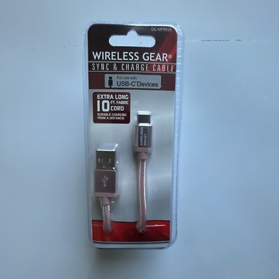 Wireless Gear Sync and Charge Cable DG-MP9934 Pink 10 Feet | eBay