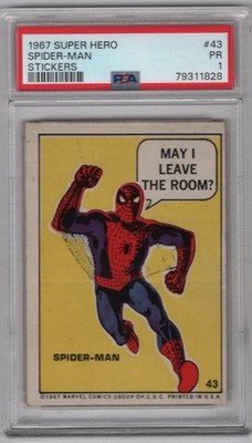 1967 Philadelphia marvel superhero #43 spider-man; 1st appearance ...