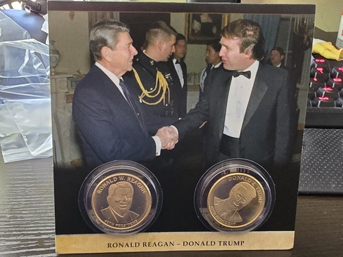 Ronald Reagan Donald Trump RNC Limited Commemorative Coin Set New 2020 ...