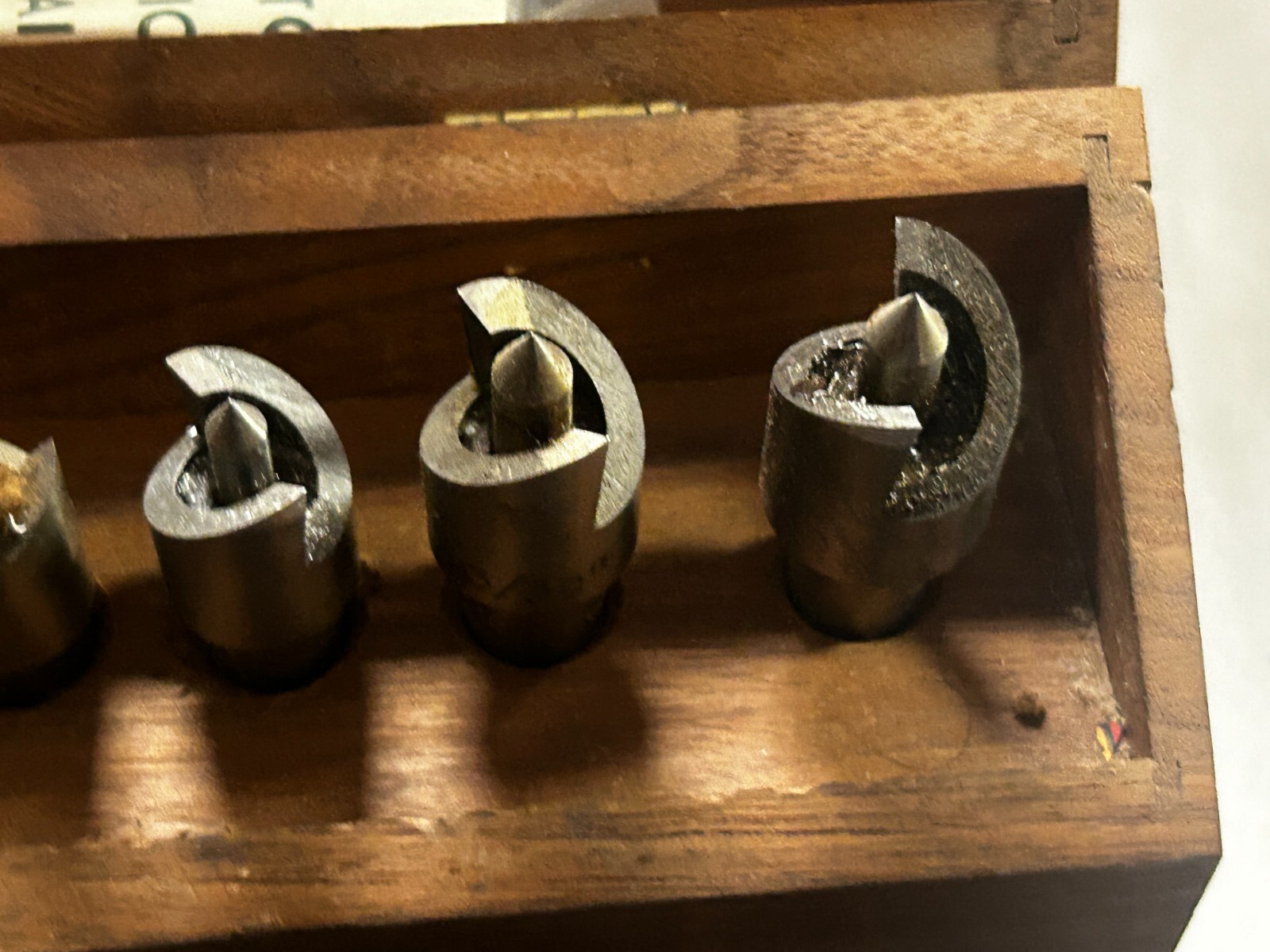 MACHINIST AucStnd LATHE MILL Machinist Set of Roto Bor End Mill Cutter ...