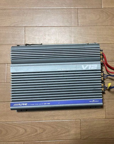 Vintage Alpine V12 Mrv-1000 2/1 Channel Power Amplifier Amp for sale ...