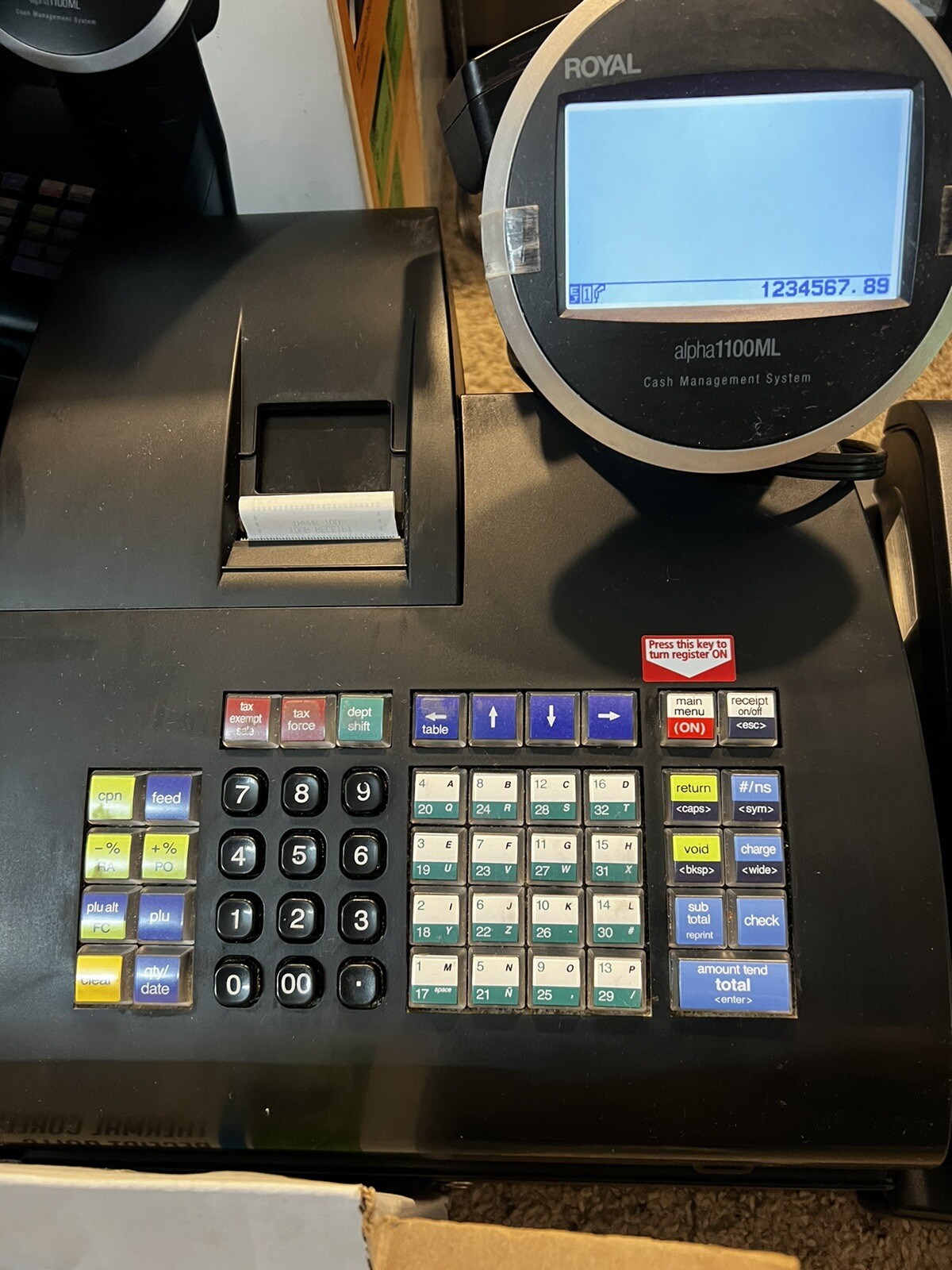 Royal Consumer 39285K Alpha 1100ML Cash Register 22447392852 EBay