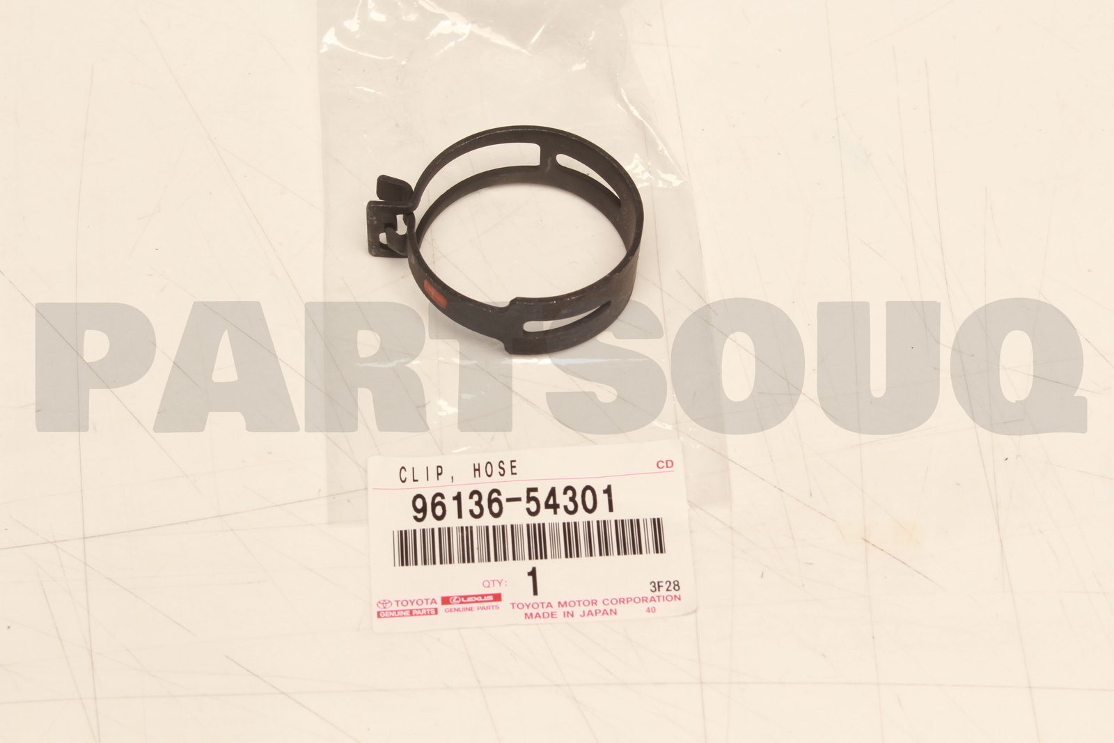 9613654301 Genuine Toyota CLAMP OR CLIP, HOSE(FOR RADIATOR INLET) 96136 ...