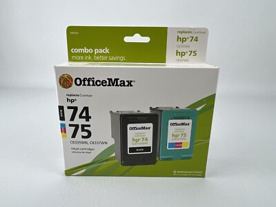 OfficeMax Replaces HP Black 74 & Tri Color 75 Inkjet Cartridges EXPIRED ...