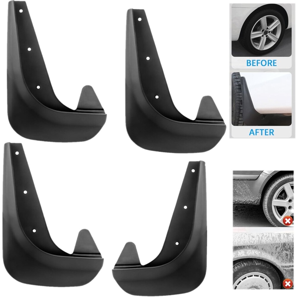 4PCS Car Mud Flaps Splash Guards For Front or Rear Auto Accessories ...
