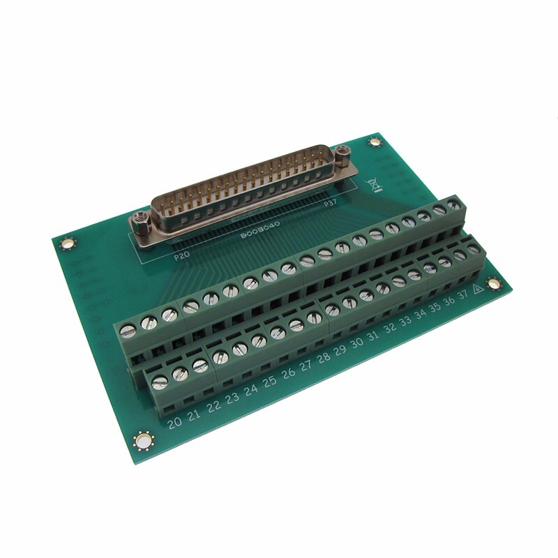 DB37 Male Signals Breakout Board Screw terminals vertical 180 | eBay