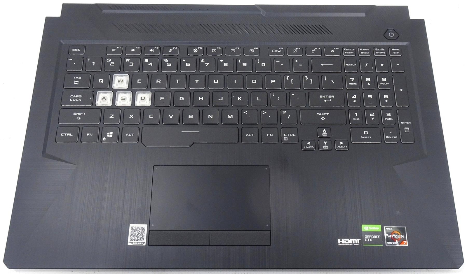 ASUS TUF Gaming F17 Keyboard, Palm rest &Touchpad 90NR0713-R31US1 | eBay