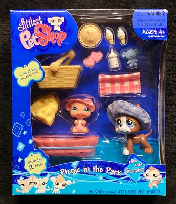 LPS ~ Picnic in the Park ~ Great Dane #589 ~ Mouse #588 ~ RARE ~ NIB | eBay