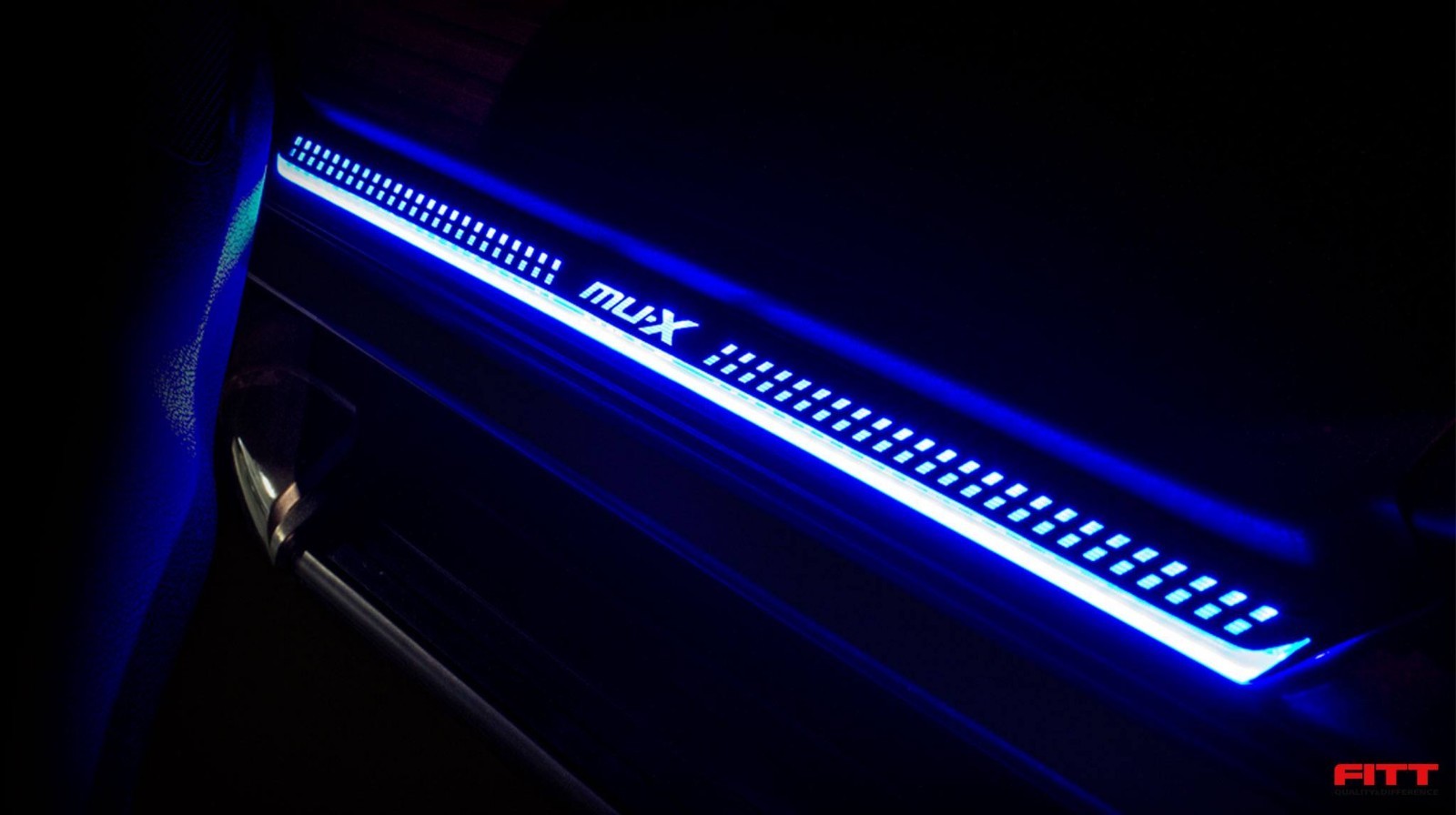 Fitt 4Dr Blue LED Scuff Plate Sill Door For Isuzu Mu-x Mux Suv 2015 ...