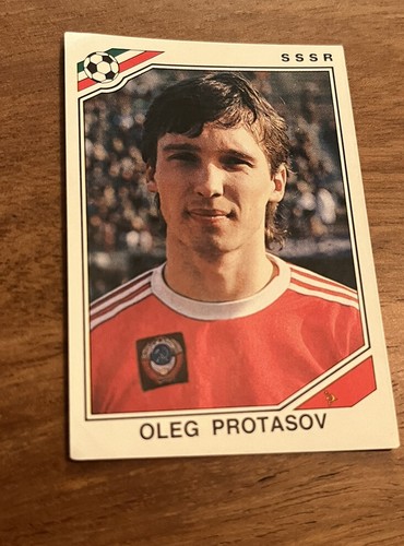 Sticker Original 196 Image Panini Mexico 86 N°196 Oleg Protasov SSSR ...