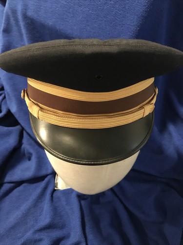 WWII WW2 US ARMY DRESS BLUE ARTILLERY OFFICER FIELD GRADE VISOR CAP ...