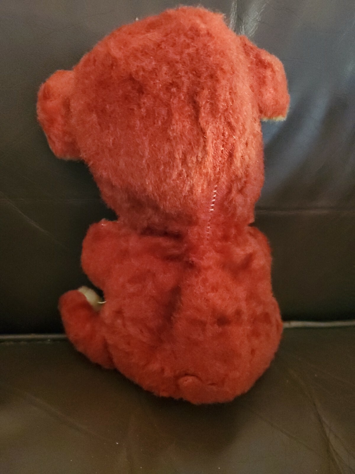 Vintage Rushton Bear Rubber Face Red Crying Bear Sad 10” Plush Stuffed ...