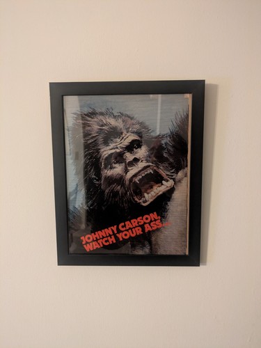 1976 Playboy Magazine JOHNNY CARSON - Real Print In Frame! Great For ...