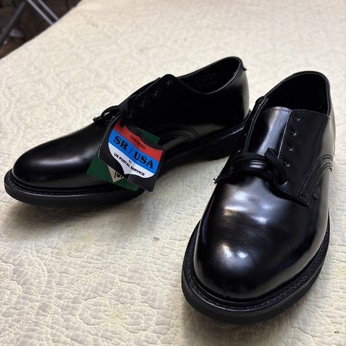 NWOB Men’s Uniform Classics Oxford Arch Support USPS Postal Shoes Black ...