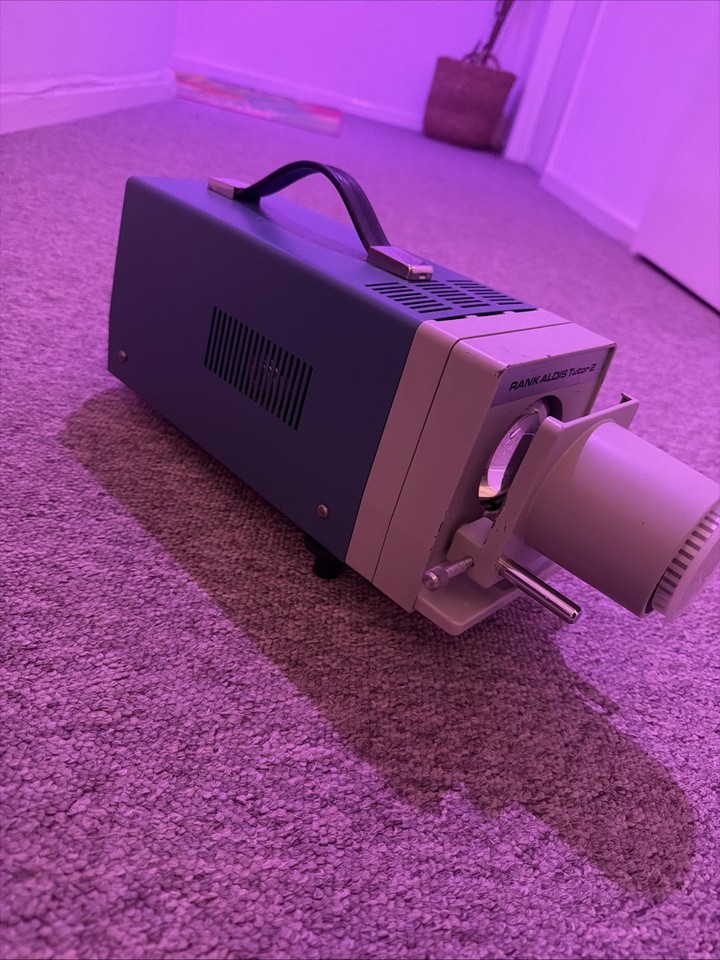 Rank Aldis Tutor 2 Vintage Slide & Film Strip Projector Original Box ...